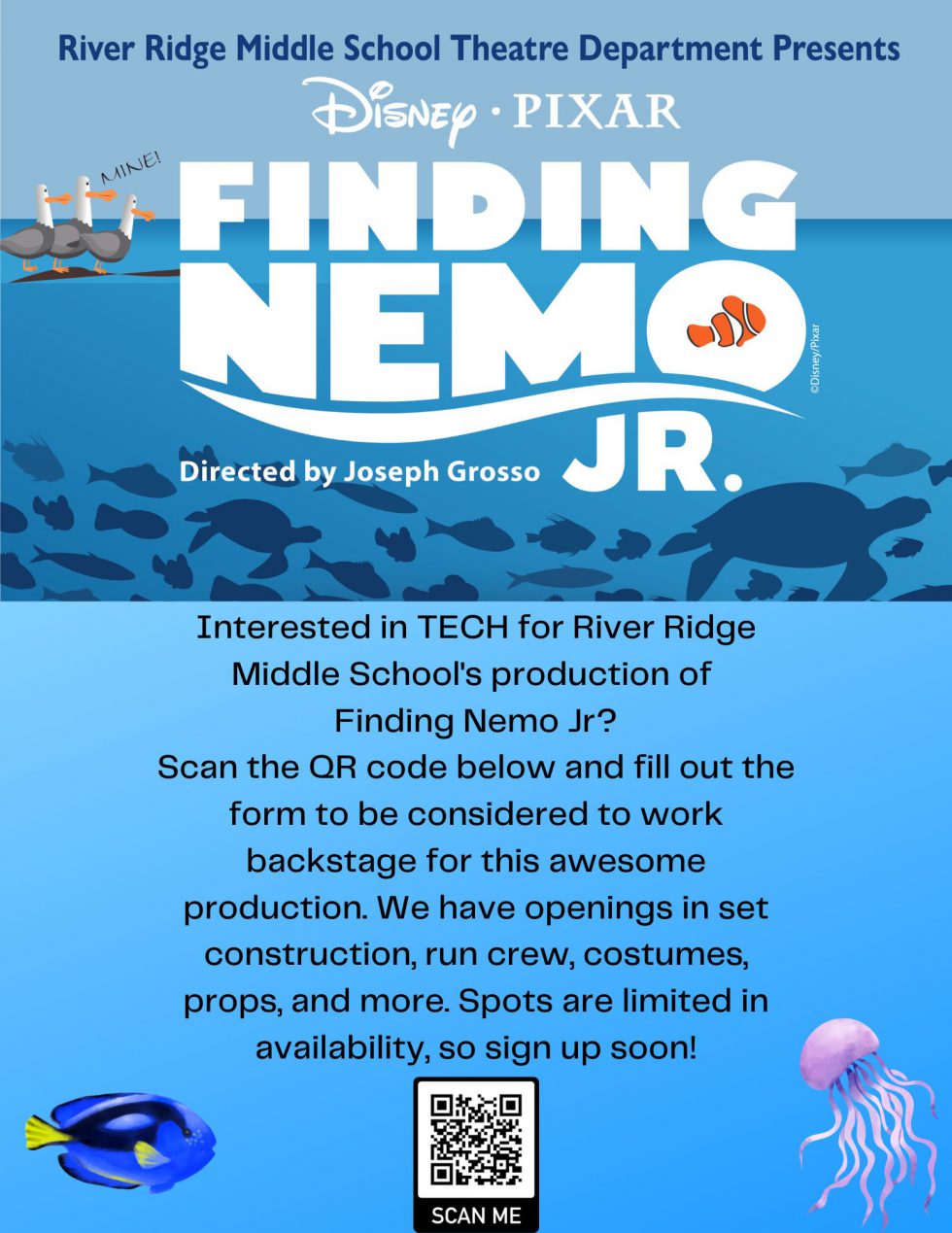 Interested in being a part of the Tech Crew for Finding Nemo Jr.? Apply ...