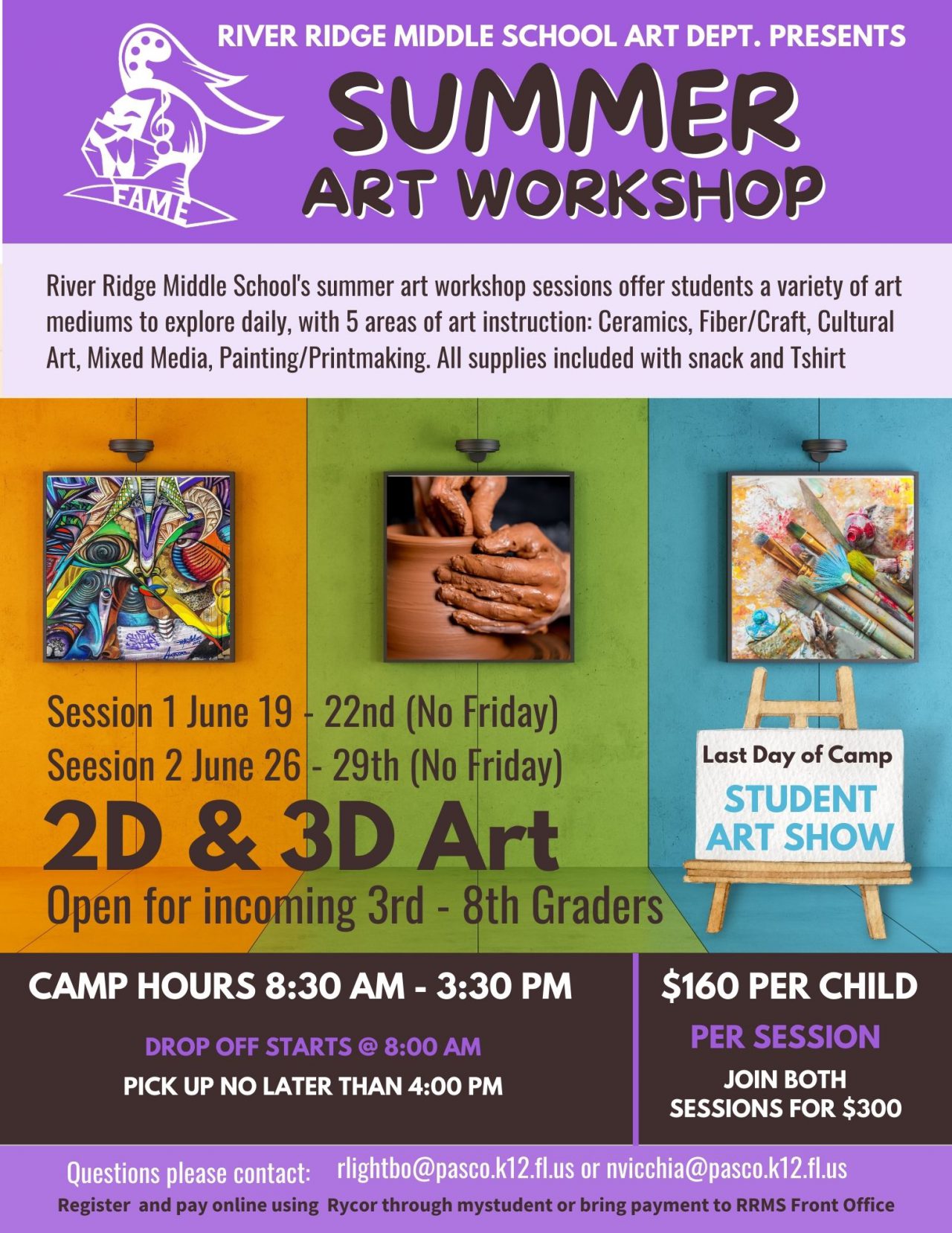 2023 RRMS Summer Camps – Register Today! | River Ridge Middle School