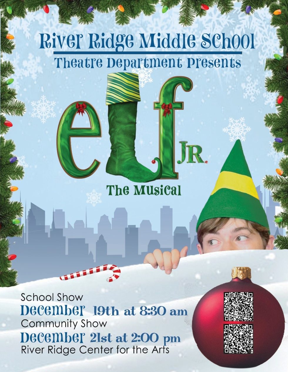 12/19 & 12/21 RRMS Theatre Department Presents ELF Jr. | River Ridge ...
